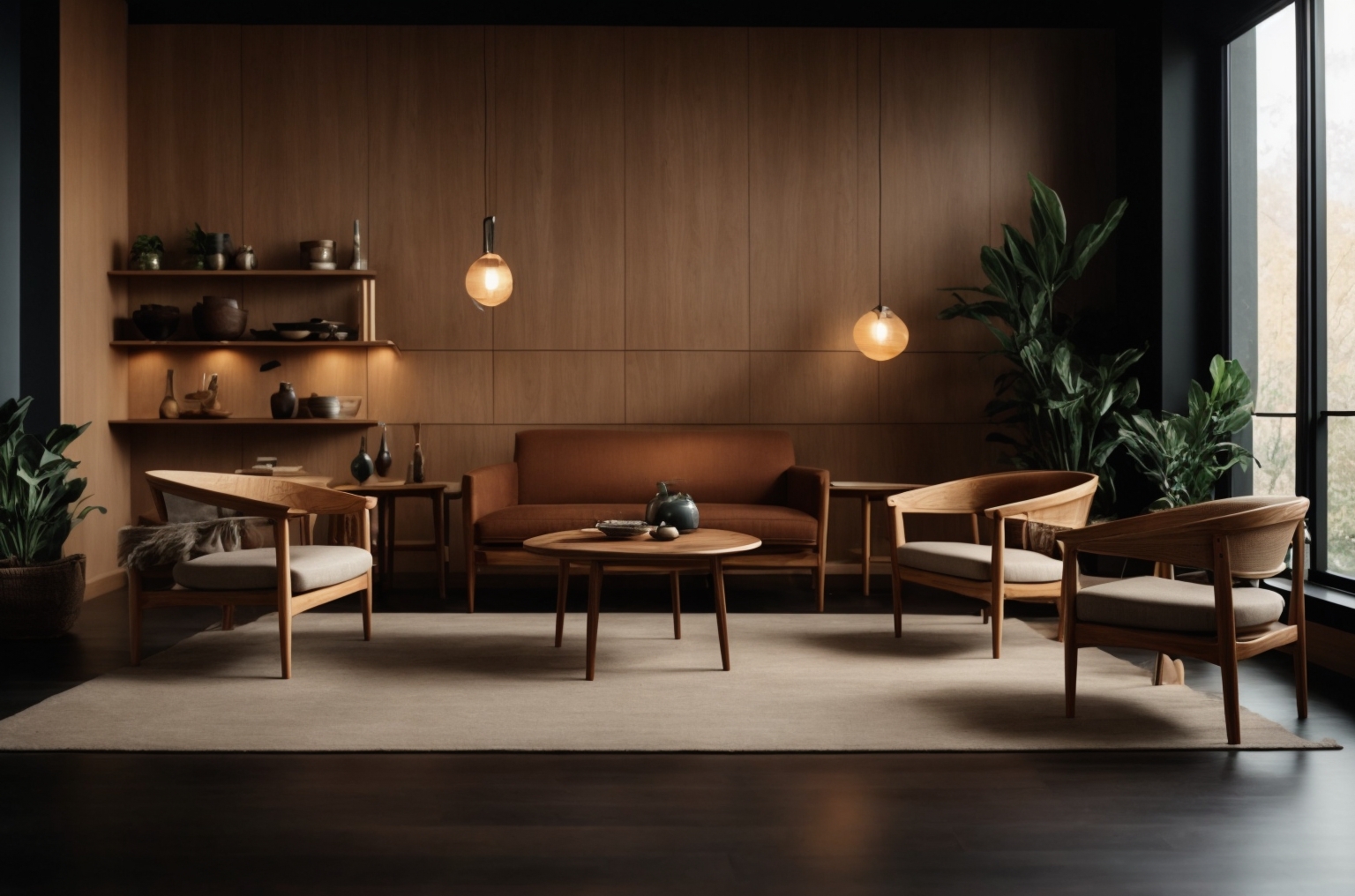 Light Wood Furniture on Dark Wood Floors: A Visual Balance